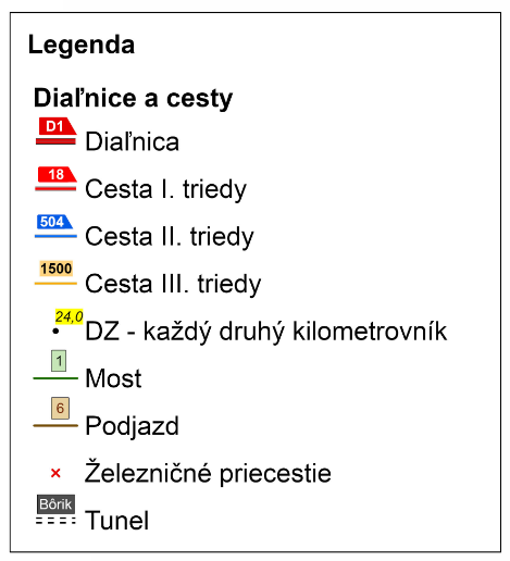 Kraje SR - základná mapa | cdb.sk